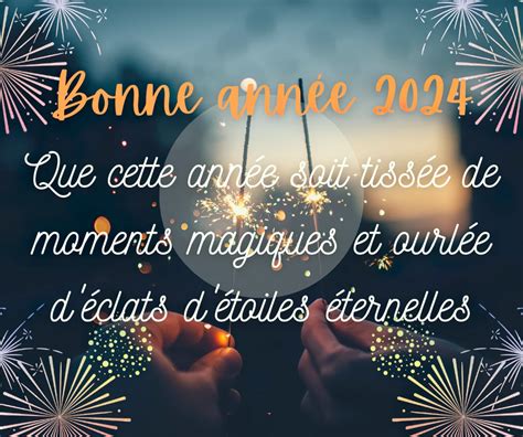 Idées de vœux originaux Nouvel An 2024 sur des cartes prêtes à