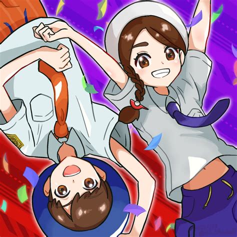 Juliana And Florian Pokemon And More Drawn By Arutarika Ri