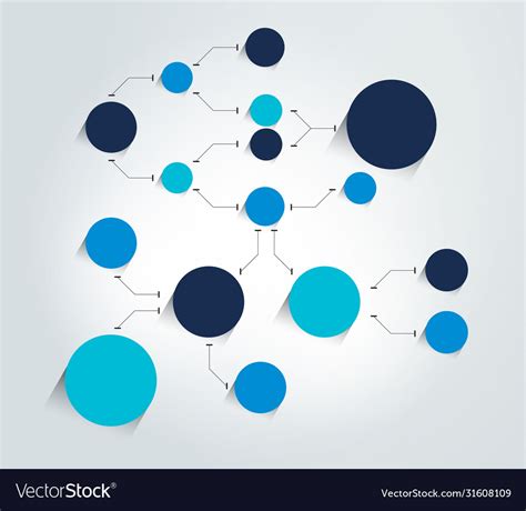 Flowchart Diagram Scheme Infographic Element Vector Image