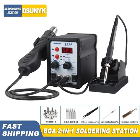 Estaci N De Soldadura BGA 2 En 1 Soplador De Aire Caliente ESD Digital