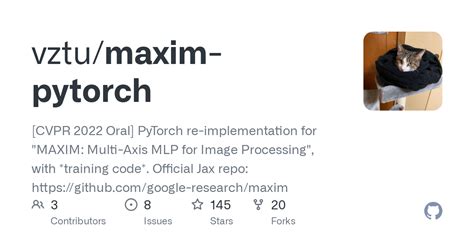 Maxim Pytorch Setup Cfg At Main Vztu Maxim Pytorch GitHub