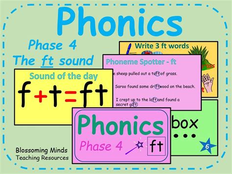 Phonics Phase 4 Consonant Blends The Ft Sound Sentence Writing