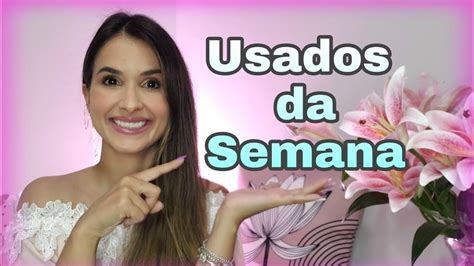 PERFUMES USADOS Da SEMANA YouTube