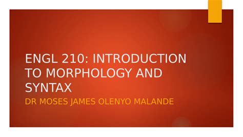 pdf basic introduction to morphology and syntax