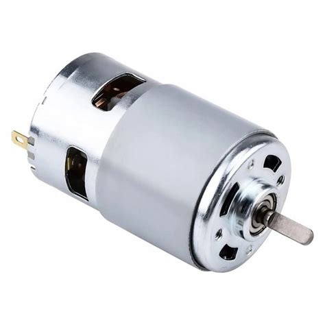 Silnik szczotkowy 12 24V klasy 775 oś 5mm 12000RPM 20000RPM ścięta ośka