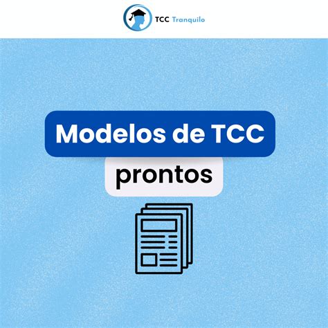 TCC Modelos Prontos E Dicas