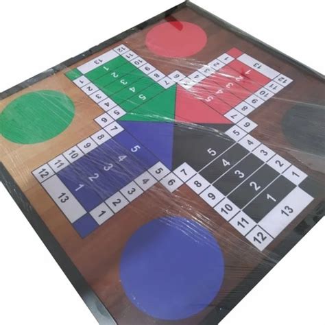 Fubica Ludo Jogo De Tabuleiro Completo Em Mdf Peças Compl Frete grátis