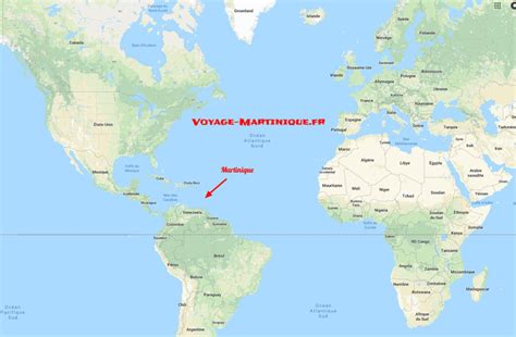 Pr Sentation Imagen O Se Situe La Martinique Sur La Carte Du Monde