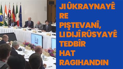 Ji Ûkraynayê re piştevanî li dijî Rûsyayê tedbîr hat ragihandin YouTube