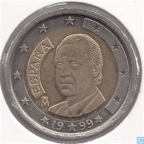 Piece De 2 Euros Rare Espagne Communauté MCMS