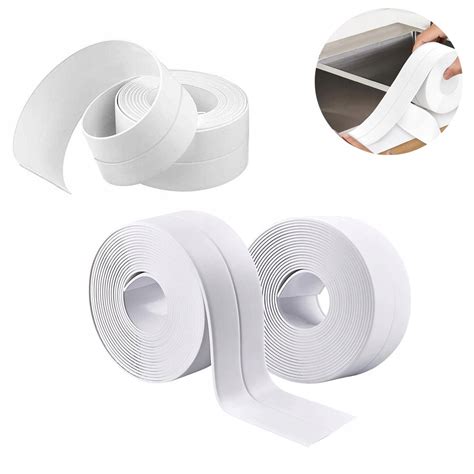 TAŚMA USZCZELNIAJĄCA DO KUCHNI ŁAZIENKI TOALETY PVC 3 2M 38MM 3SZT