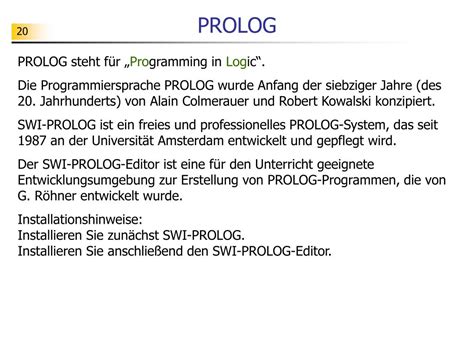 PPT Logische Programmierung Mit PROLOG PowerPoint Presentation Free