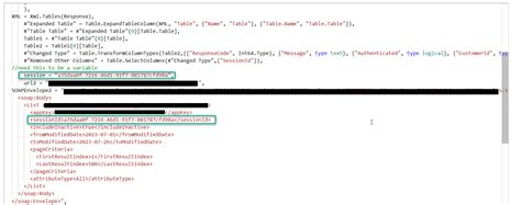 how to use variables in xml body trying to parameterize soap api call details in comments r