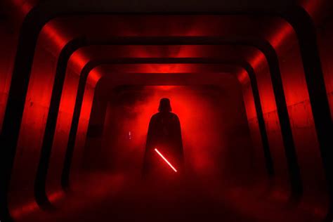 Darth Vader In Tunnel Blank Template Imgflip