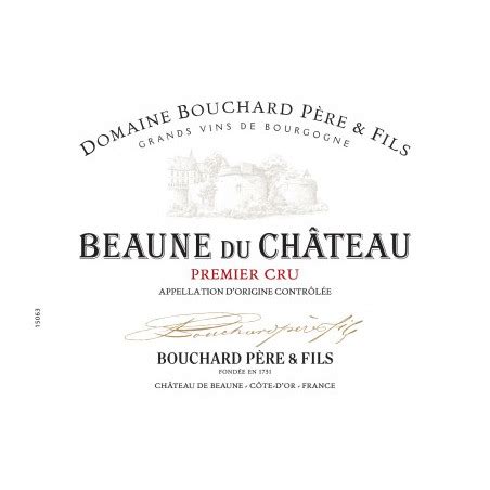 Beaune du Château White 1er Cru 2017 Bouchard Pere Fils