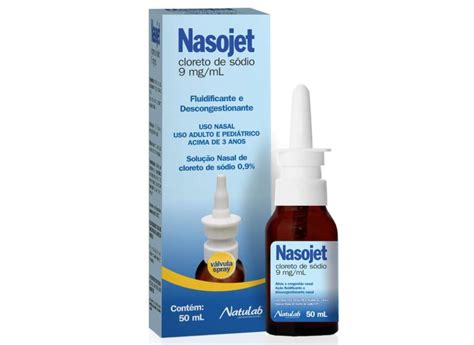 Descongestionante Nasal Nasojet 9mg Ml 50ml Natulab 50ml Em