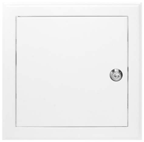 Drzwiczki rewizyjne metalowe 25x25 białe zamek EZ DR EZ 9003 25x25