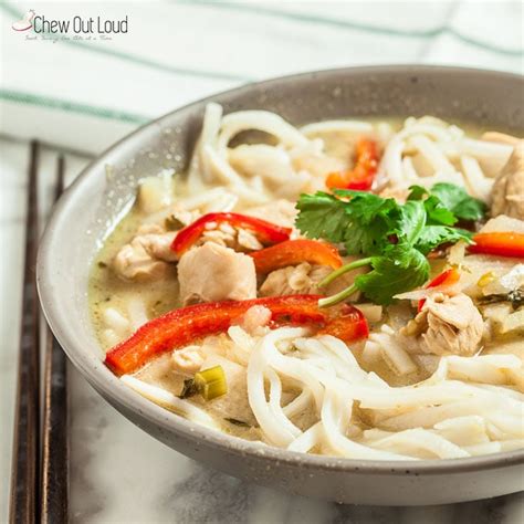 Thai Green Curry Noodles Chew Out Loud