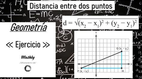 Ejercicio Formula De La Distancia Entre Dos Puntos YouTube