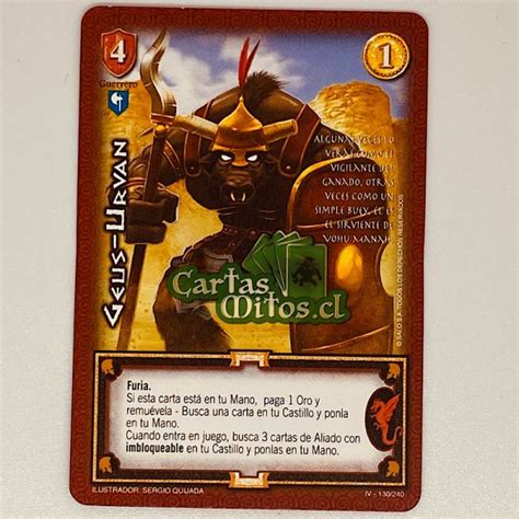 130 240 Geus Urvan Mitos Y Leyendas Invasión Cartas Mitos