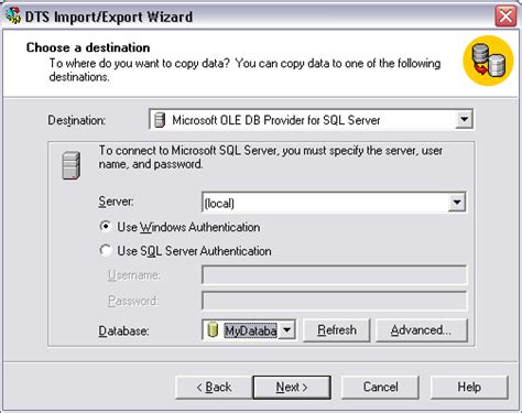 Sql Server Dts