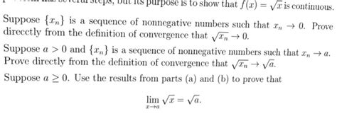 solved suppose {xn is a sequence of nonnegative numbers