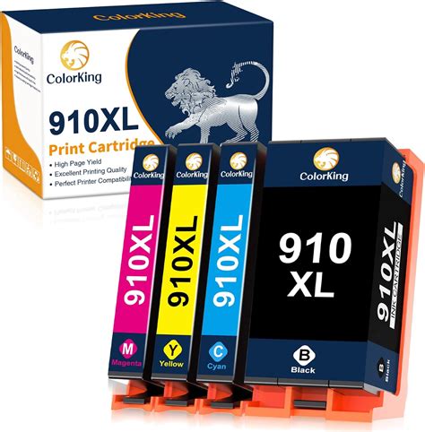Amazon Colorking Compatible For HP 910XL Ink Cartridges Combo Pack