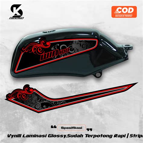 Jual Stiker Stripping Win Lis Body Win Shopee Indonesia