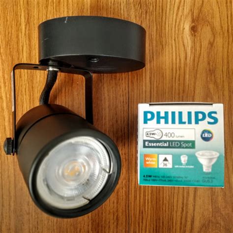 Jual Fitting Lampu Sorot Spot Light Plafon Led Philips MR 16 220v