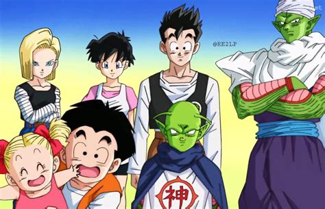 The Dragon Ball Characters Are Posing For A Group Photo
