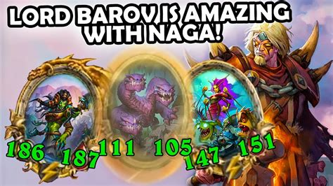 Barov Is The KING OF NAGAS Hearthstone Battlegrounds YouTube