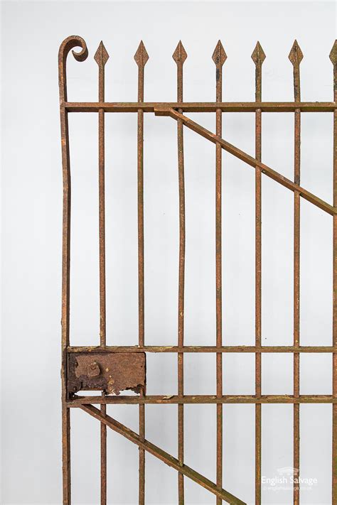 Antique Wrought Iron Spear Top Gate