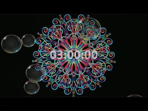 No Copyright 3D 3 Minute Countdown Timer W Music 10 Free For Video