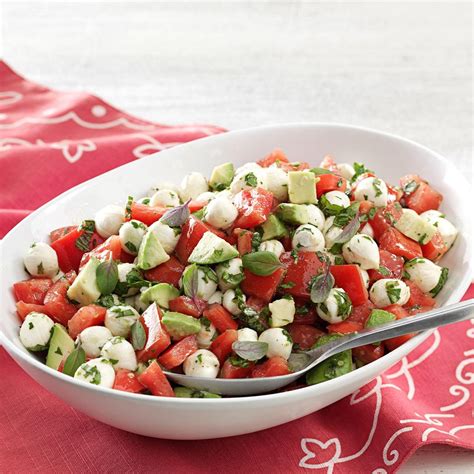 Fresh Mozzarella Tomato Salad Recipe Taste Of Home