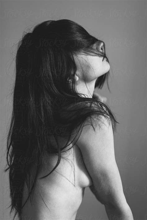 Naked Woman Black And White Portrait By Stocksy Contributor Simone