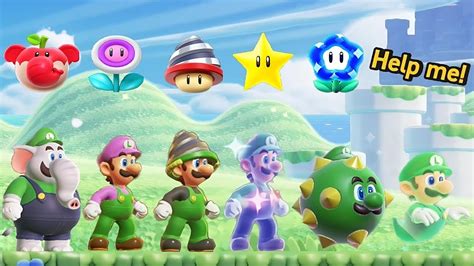 Super Mario Bros Wonder All Power Ups Transformations YouTube