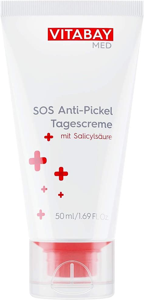 Vitabay SOS Crème Anti Bouton 50 ml Crème pour le visage à l acide