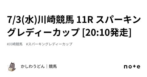 7 3 水 川崎競馬 11R スパーキングレディーカップ 20 10発走 かしわうどん競馬