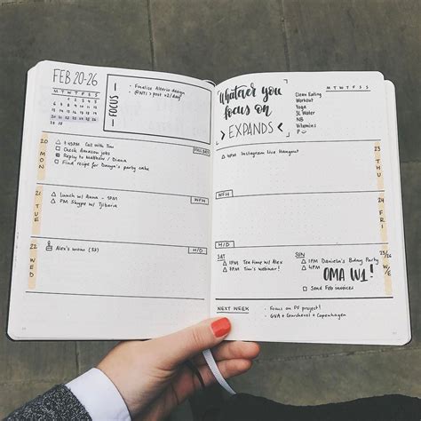 Bullet Journal 5 idées de pages pour s organiser Bullet journal