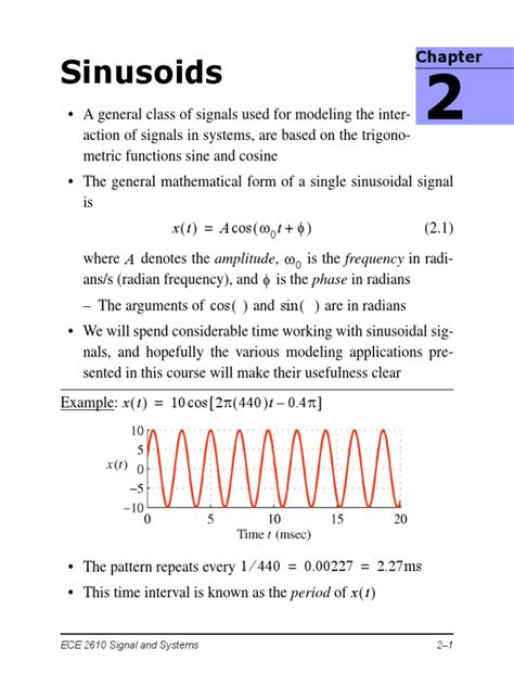 sinusoids xt a t a pdf trigonometric functions sine