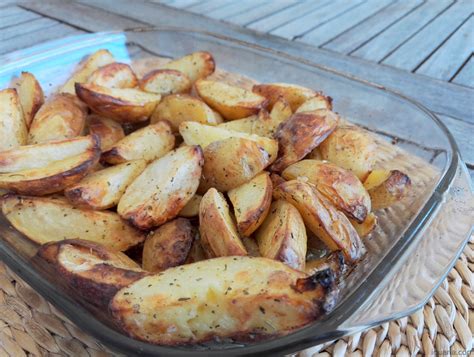 Batatas Assadas Estaladiças Iguaria Receita e Culinária