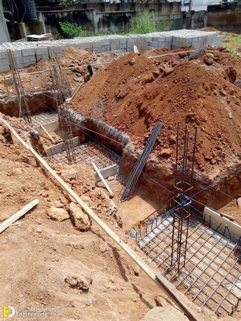 36 Pictures RCC Concrete Footing And Beam Under Construction