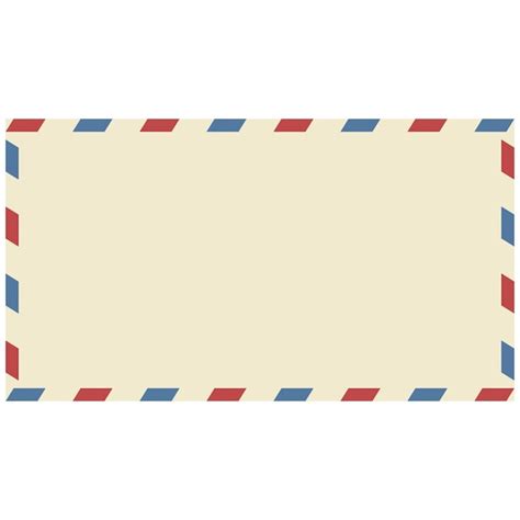 Premium Vector Airmail Letter Envelope Old Yellow Envelope Delivered