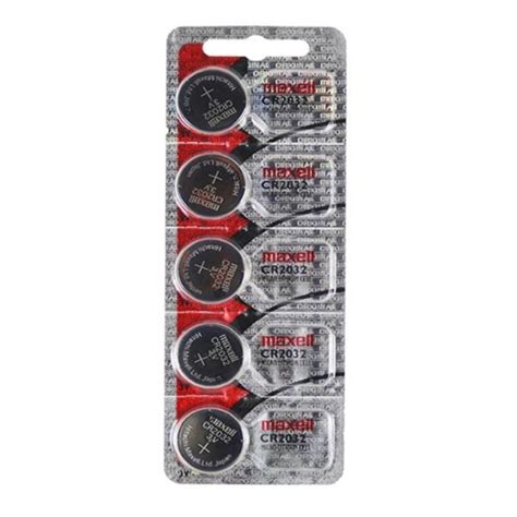 BATERIA CR2032 MAXELL CARTELA C 05 UNID Tche Loco Eletrônicos