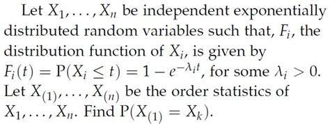 solved let x1 … xn be independent exponentially distributed