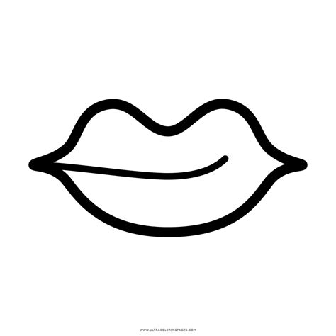 Dibujo De Labios Para Colorear Ultra Coloring Pages