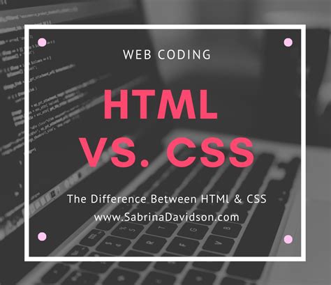 The Difference Between HTML And CSS Tech Byte By Sabrina Davidson