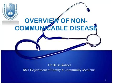 Ppt Overview Of Non Communicable Disease Powerpoint Presentation