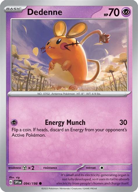 Dedenne Scarlet Violet 94 Bulbapedia The Community Driven