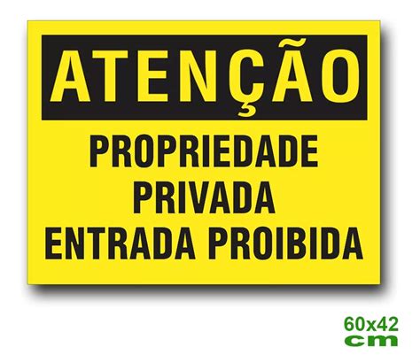 08 Placas Proibido A Entrada De Pessoas Nao Autorizadas Mebuscar Brasil